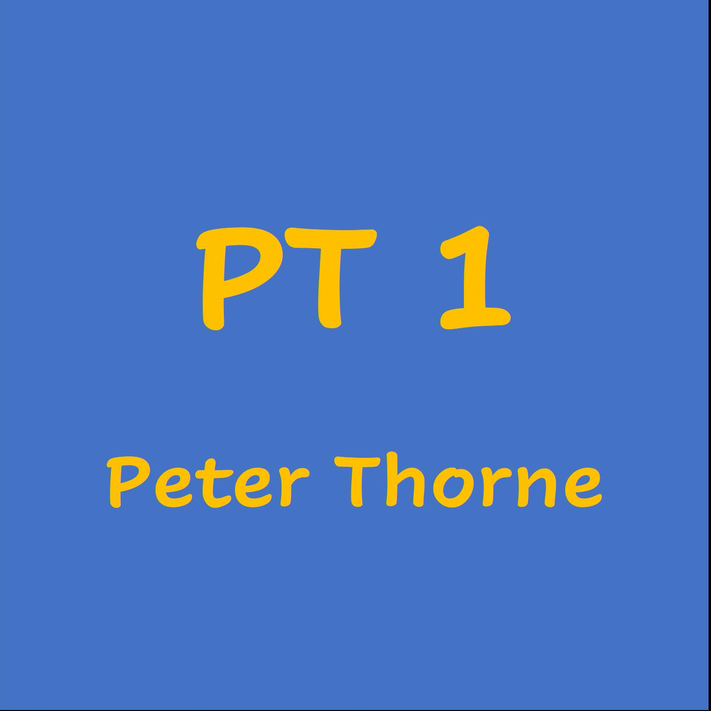Peter Thorne – Singer, songwriter, bass player